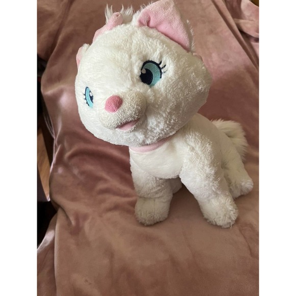 Disney | Toys | Disney Store Marie Plush White Cat Kitten The ...